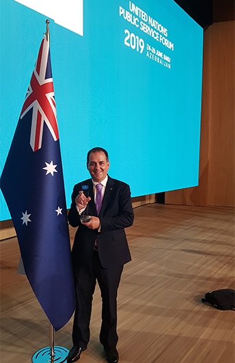ANZSOG alum Andrew Woolnough wins UN Public Service award | ANZSOG